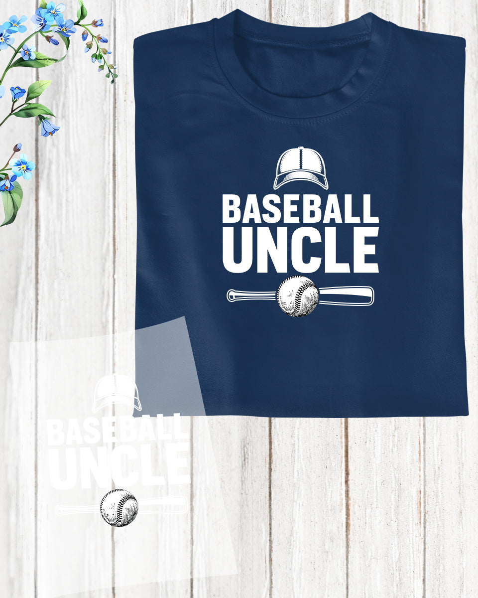 Baseball Uncle Retro DTF Transfer Film – Super Custom Tees
