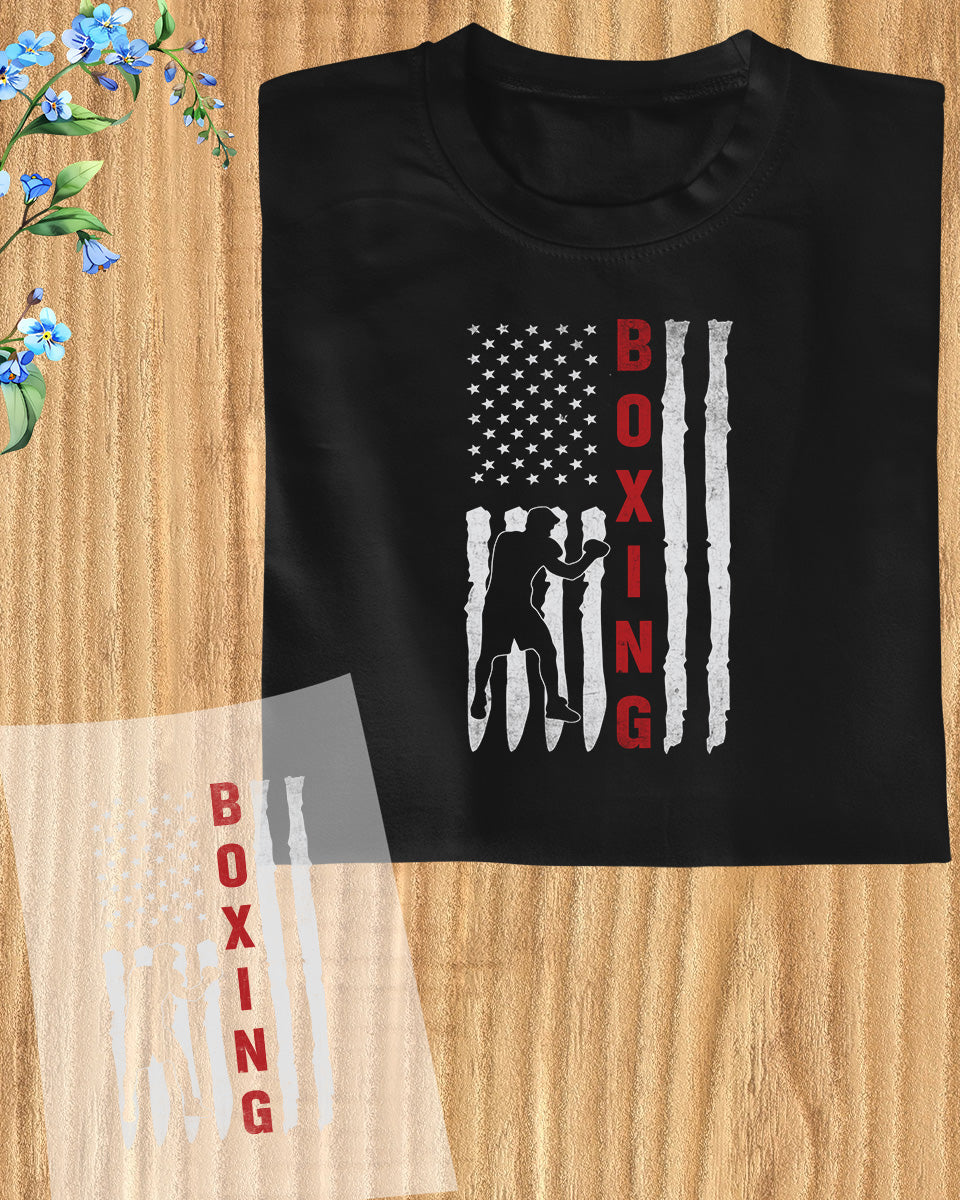 American Boxer Flag DTF Transfer Film – Super Custom Tees