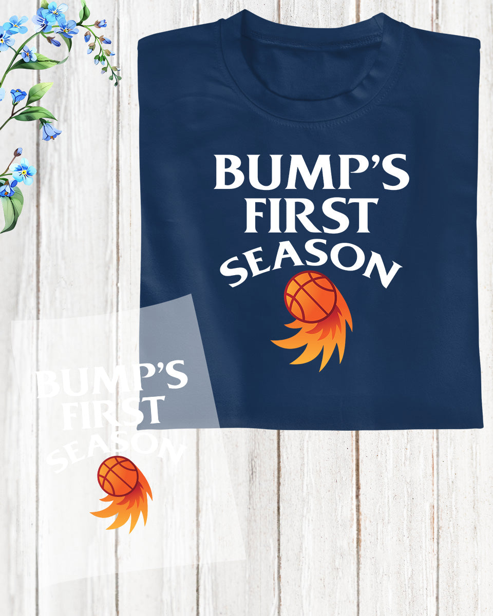 Bump's First Season Basketball DTF Transfer Film – Super Custom Tees