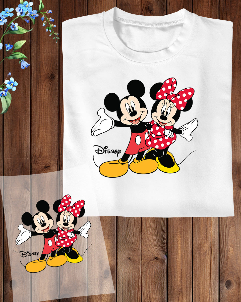 Minnie Mouse And Mickey Mouse Trendy DTF Transfer Film – Super Custom Tees
