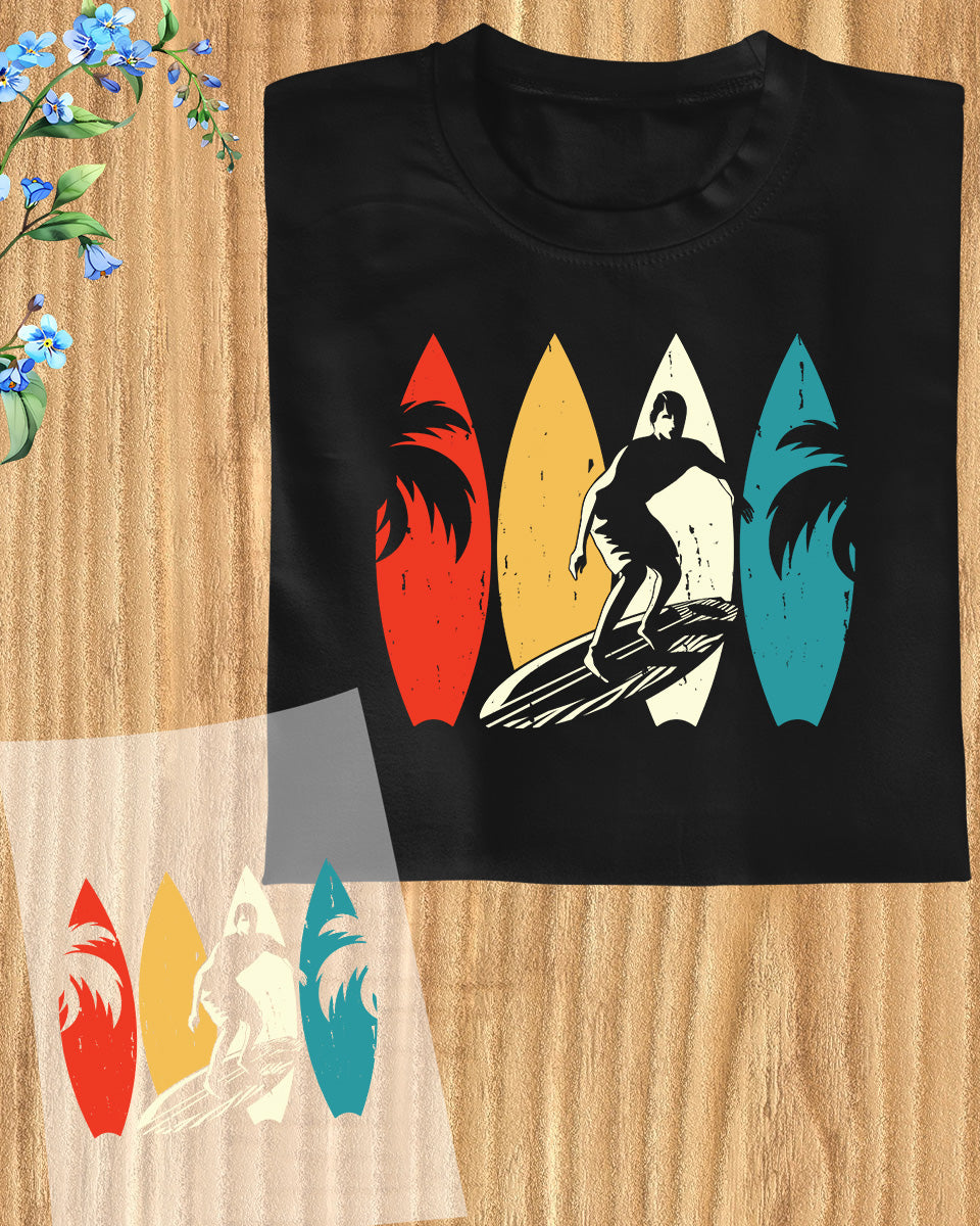 Ocean Lover Surfing DTF Transfer Sheets – Super Custom Tees