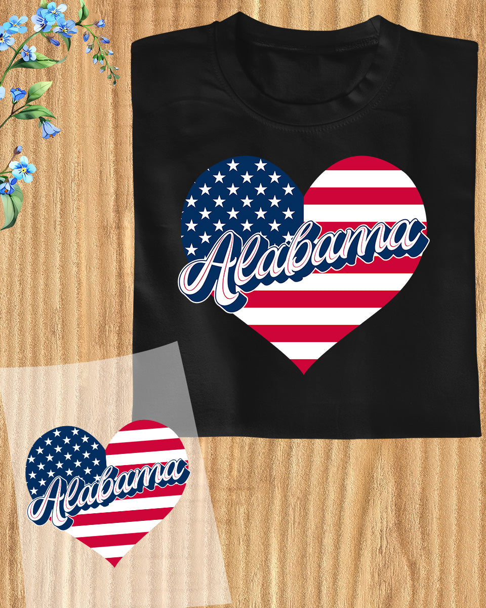 Alabama DTF Printing Transfer Sheet – Super Custom Tees