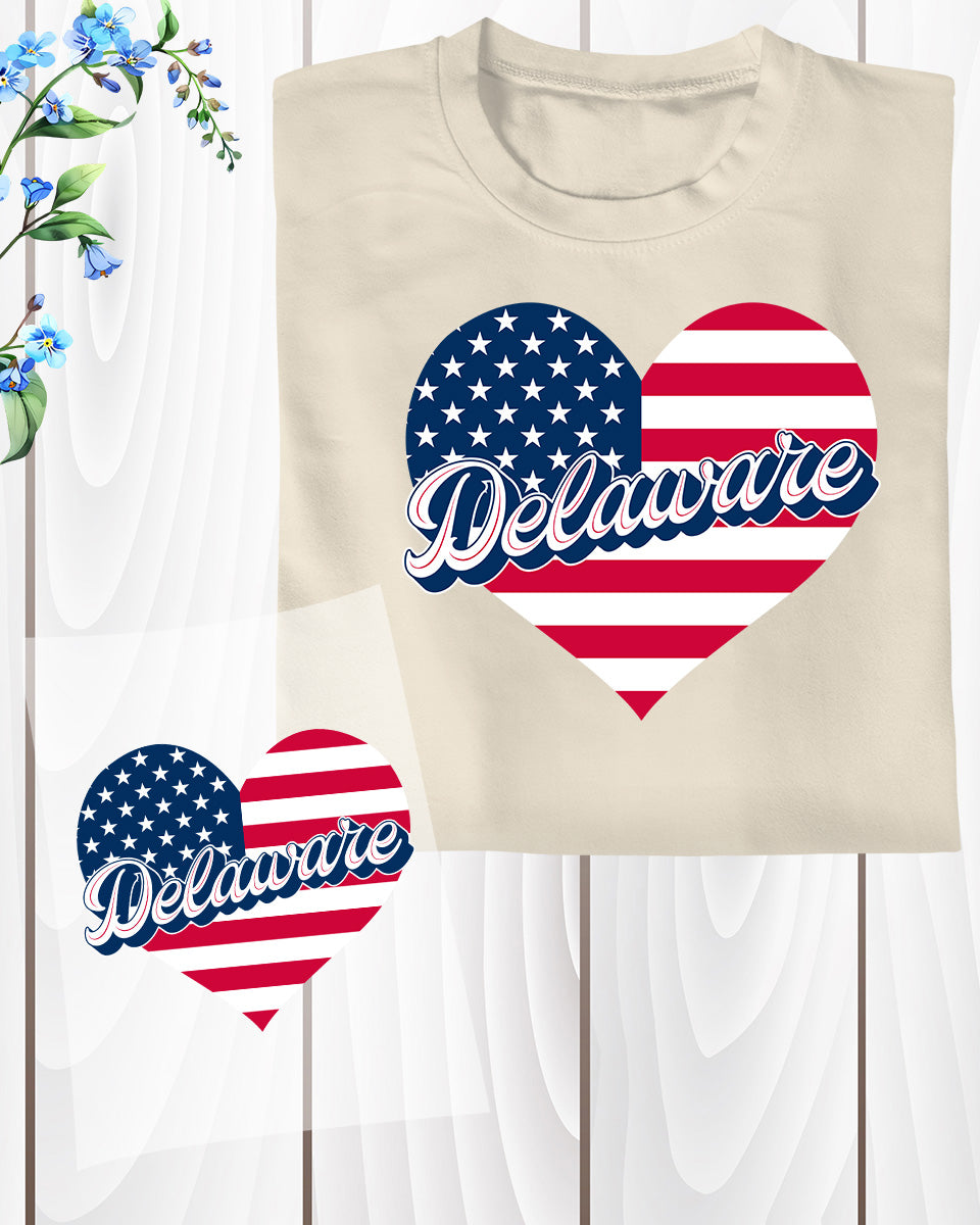 Delaware DTF Printing Transfer Sheet – Super Custom Tees
