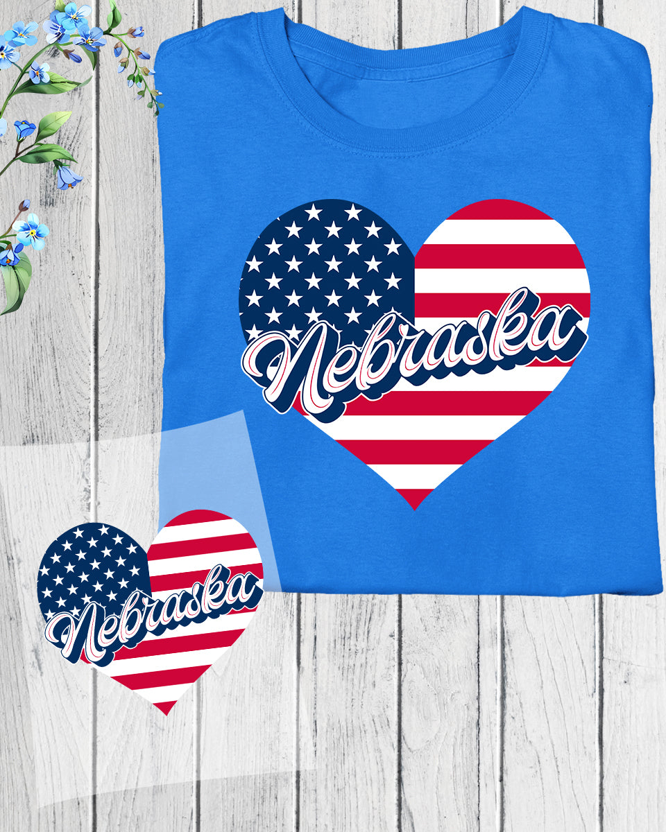 Nebraska DTF Printing Transfer Sheet – Super Custom Tees