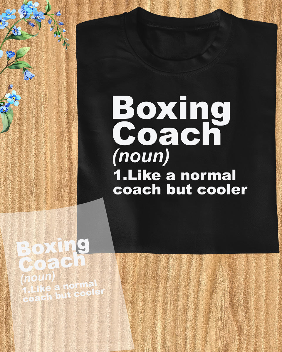 Boxing Coach Definition DTF Transfer Film – Super Custom Tees