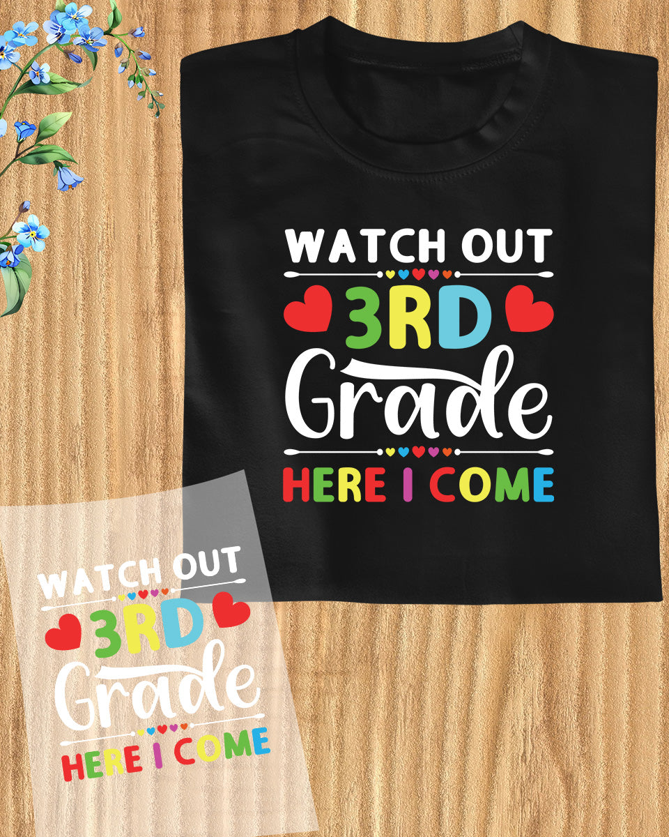 3rd Grade DTF Transfer Film – Super Custom Tees