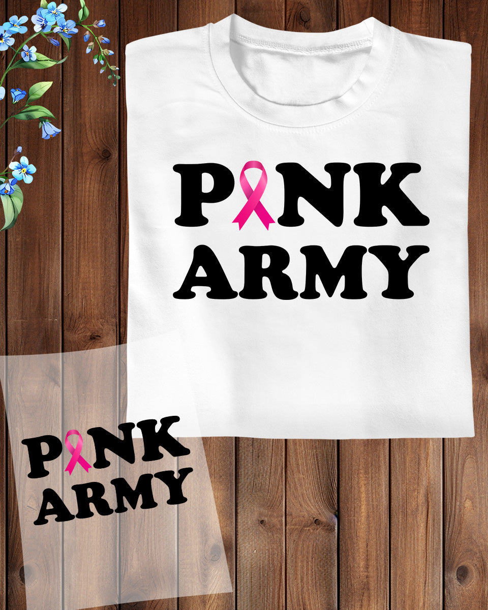 Pink Army DTF Transfer Film – Super Custom Tees