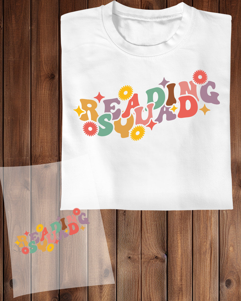 Reading Squad DTF Transfer Film – Super Custom Tees
