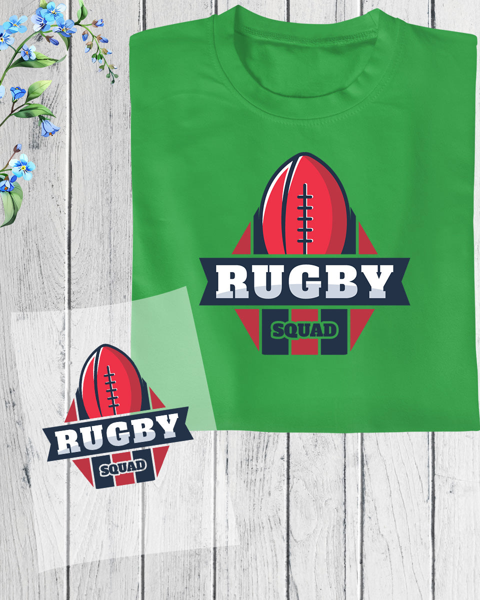 Rugby Squad DTF Transfer Sheets – Super Custom Tees