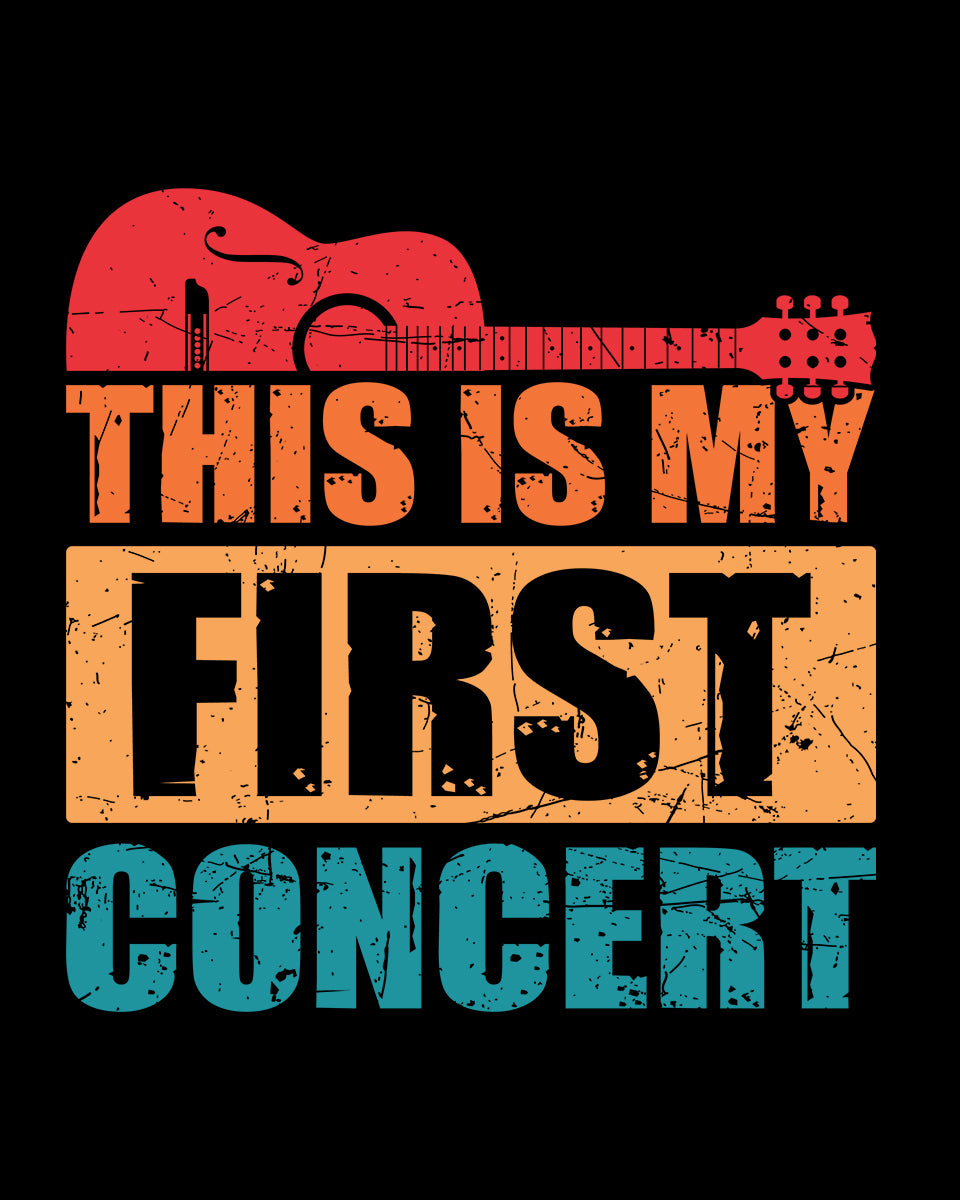 This is my First Concert Shirt DTF Transfer Film – Super Custom Tees